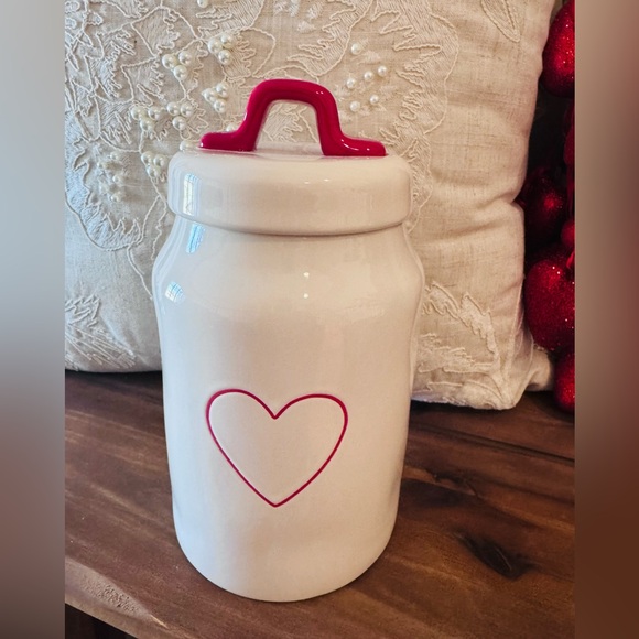 Rae Dunn | Accessories | Rae Dunn Valentine Heart Canister Medium Size ...
